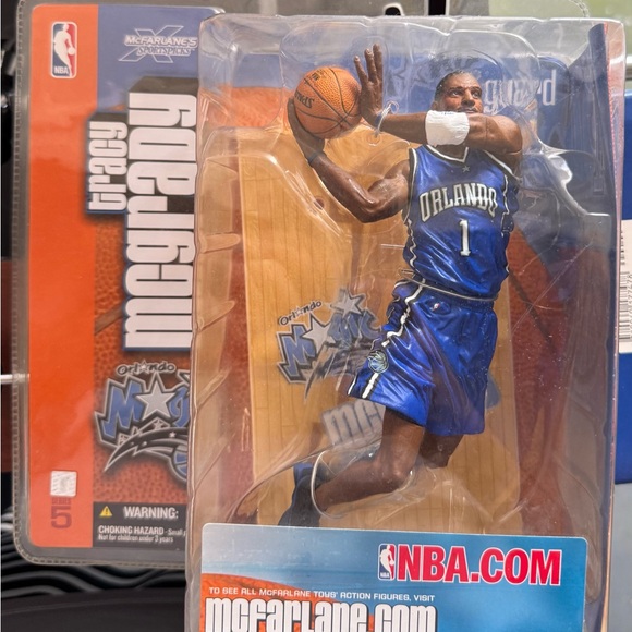 McFarlane Toys | Games | Nba Orlando Magic Action Figure Blue Tracy ...